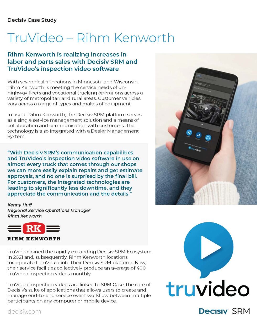 TruVideo - Decisiv Marketplace